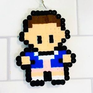 Krista Marie Designs | Art | Stranger Things 1 Perler Bead Art Keychain ...